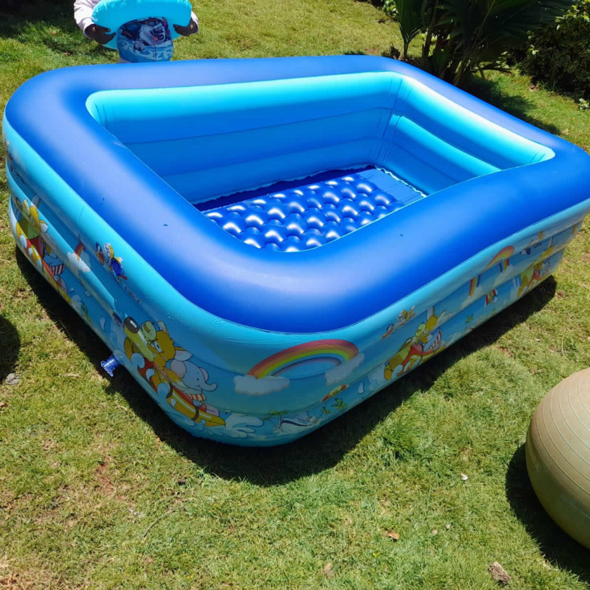 Kid’s Summer Sunset Glow Inflatable Pool Kids 1.47m by 33cm ...