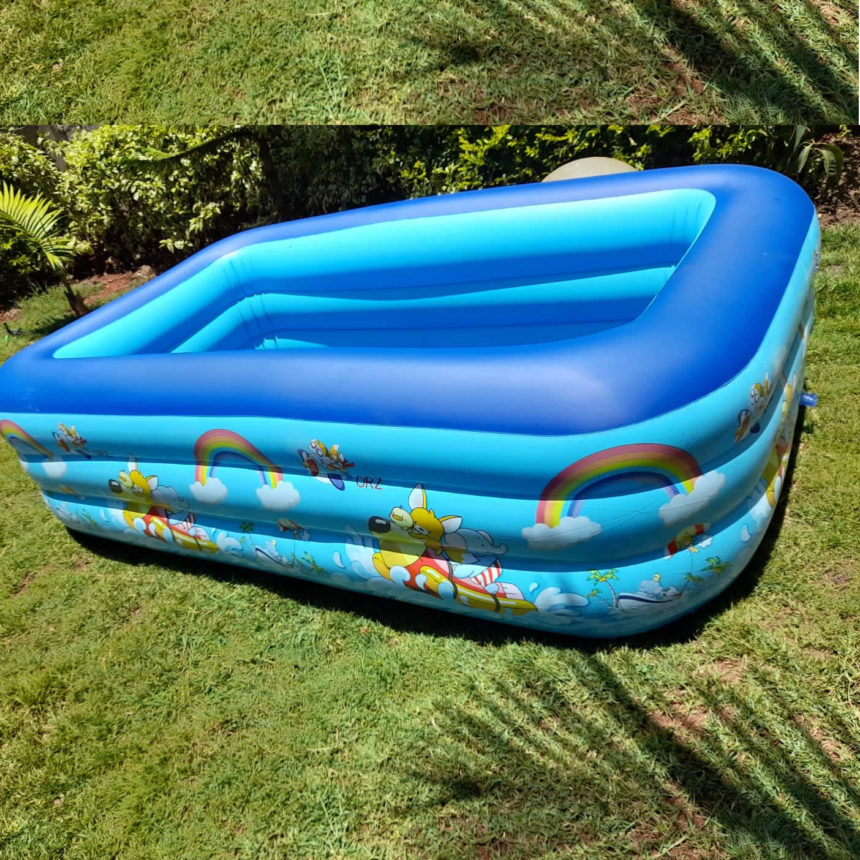 Kid’s Summer Sunset Glow Inflatable Pool Kids 1.47m by 33cm ...
