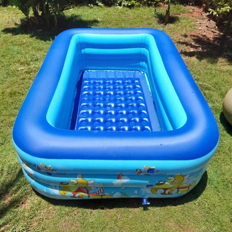 Inflatable Family Pool 2.1m*1.5m*0.6m - kidstrampolines.co.ke